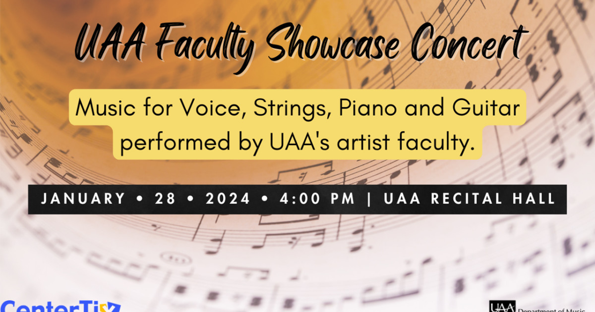 UAA Faculty Showcase Concert :: CenterTix