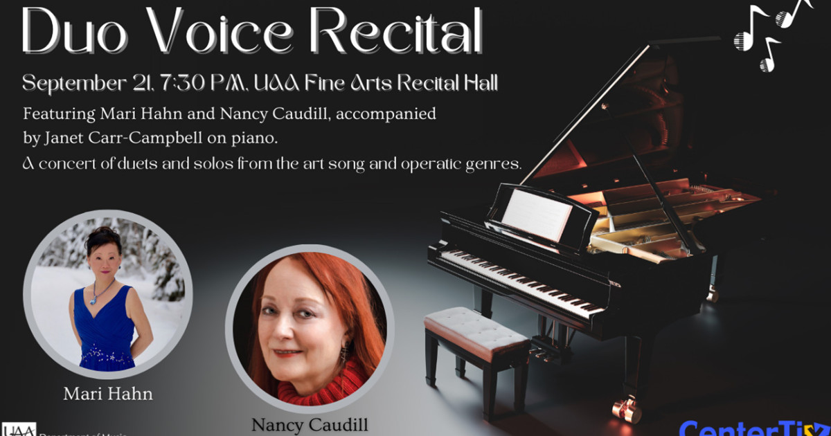 Duo Voice Recital: Mari Hahn and Nancy Caudill :: CenterTix