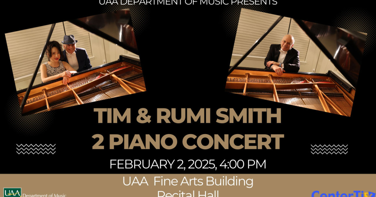 Tim and Rumi Smith 2 piano concert :: CenterTix