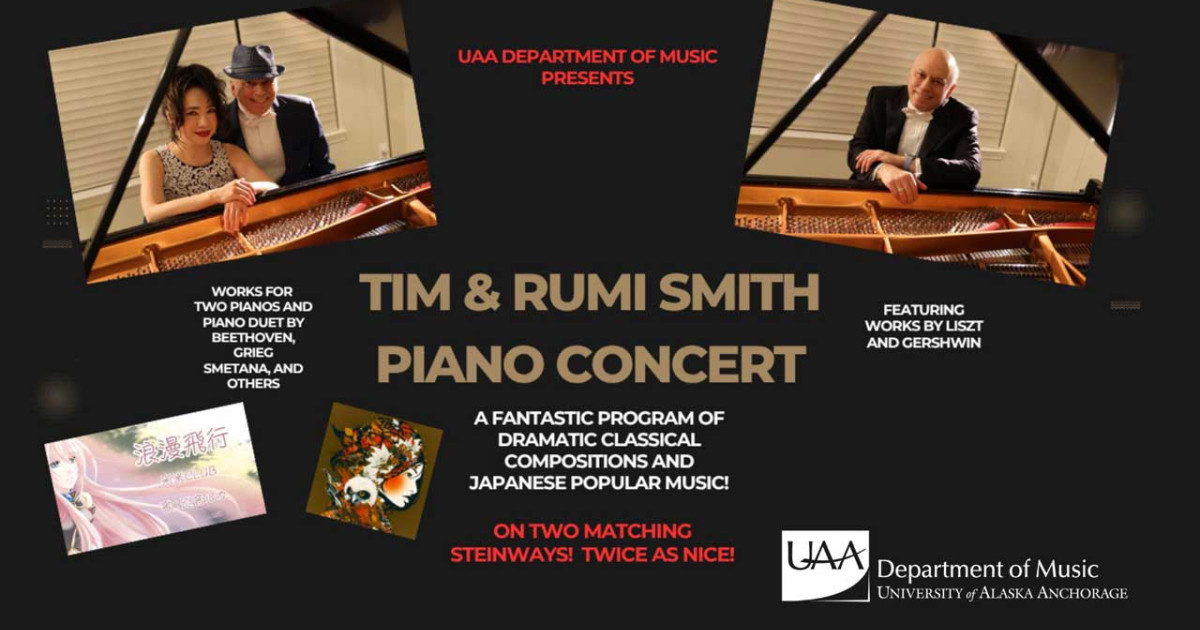 Tim and Rumi Smith Piano Concert :: CenterTix